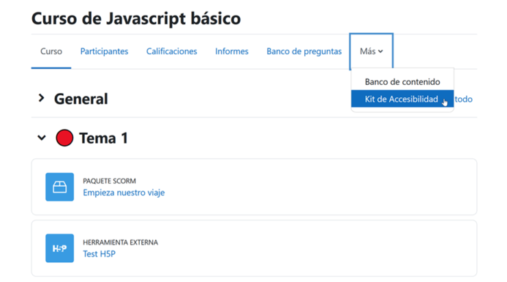 Herramientas de Accesibilidad en Moodle 4.0 - AprendizajeEnRed